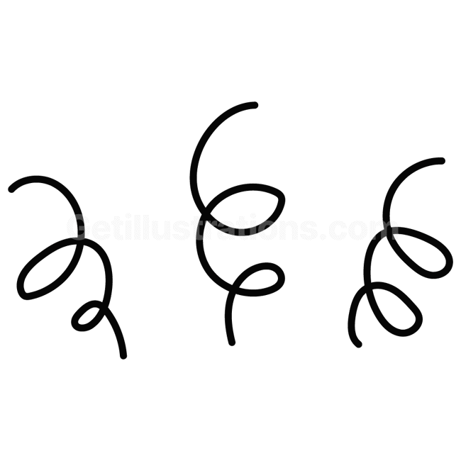 Download curls, curl, curve, doodle, line, lines- Elemental scribble