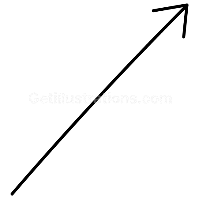 Download straight, line, arrow, upward, up, move- Elemental scribble