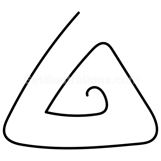 Download triangle, swirl, doodle, handdrawn, draw, shape- Elemental ...