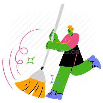 Download cleaning, housekeeping, clean, broom, brush, sweep, sweeping ...