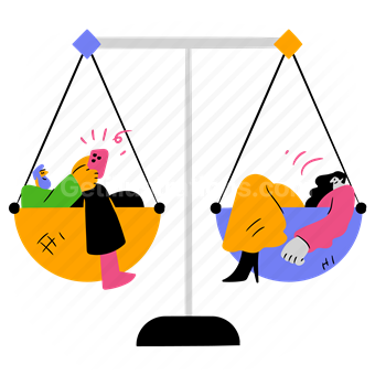 Download equal, balance, scale, equality, man, woman, smartphone ...